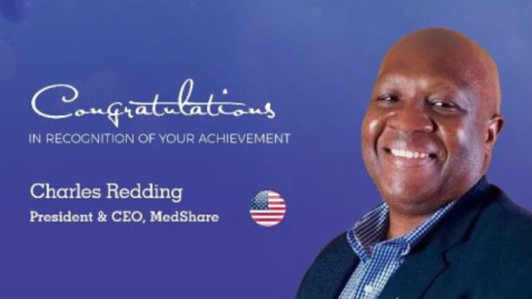 Charles Redding Receives Global Recognition - Medshare